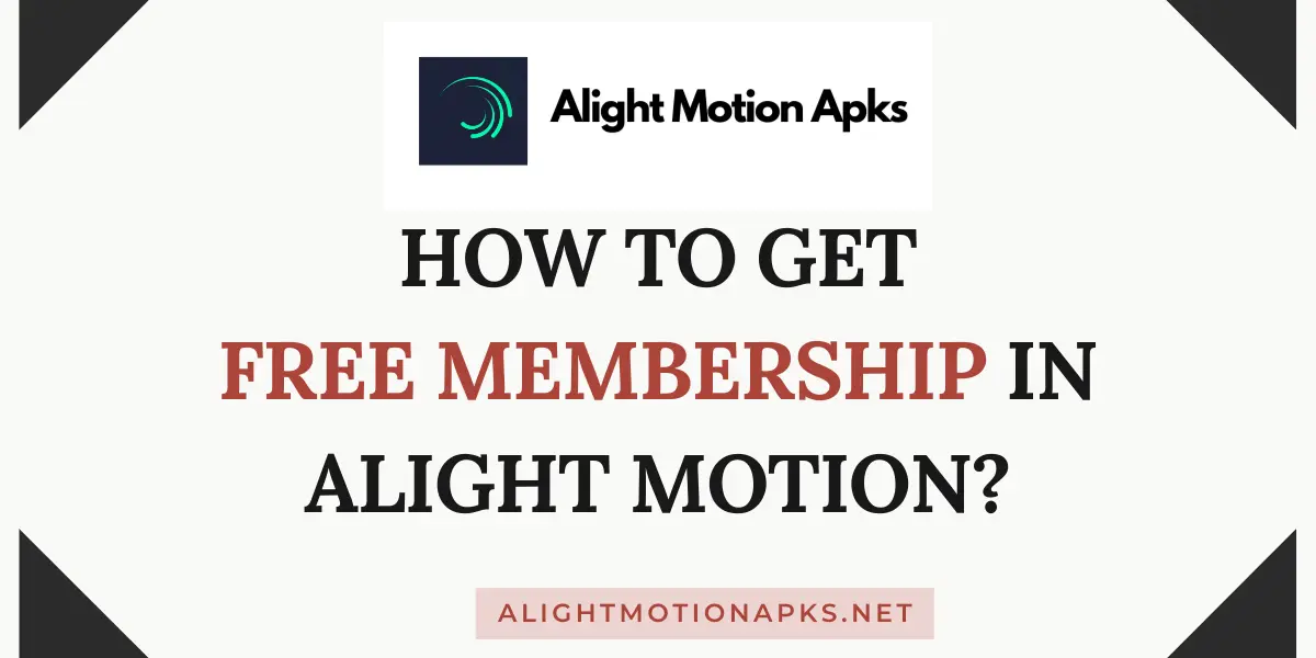 How to Get Free Membership in Alight Motion? | 100% Working